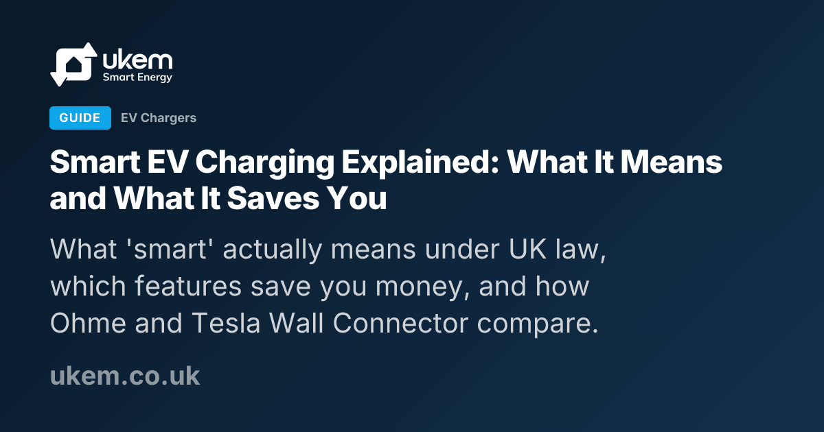 Smart EV Charging Explained: Features and Costs | UKEM Group